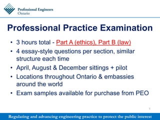 PEO's engineering Work Experience Overview | PPT