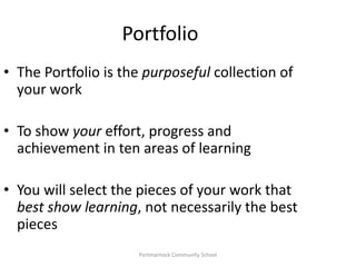 Work experience & portfolio preparation | PPTX