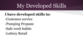 Work experience project | PDF