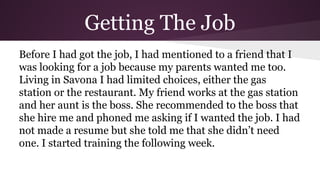 Work experience project | PDF