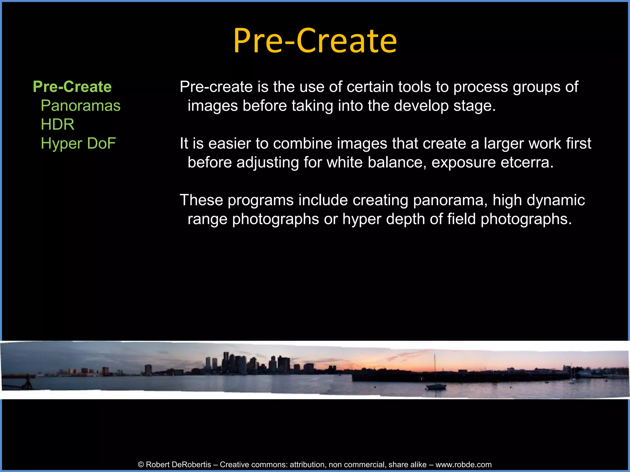 Creating your own photographic workflow | PDF