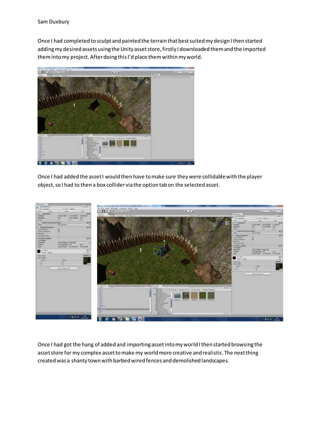 Unity 3D Workflow | PDF