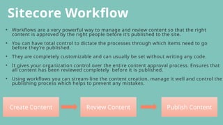 Mastering Sitecore WorkFlow: A Beginner's Guide to Streamlined Content Management | PPTX