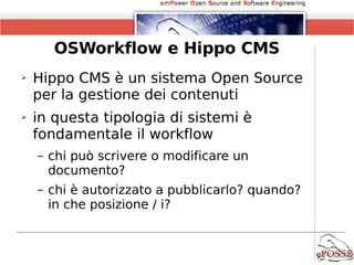 Workflow e dintorni | ODP