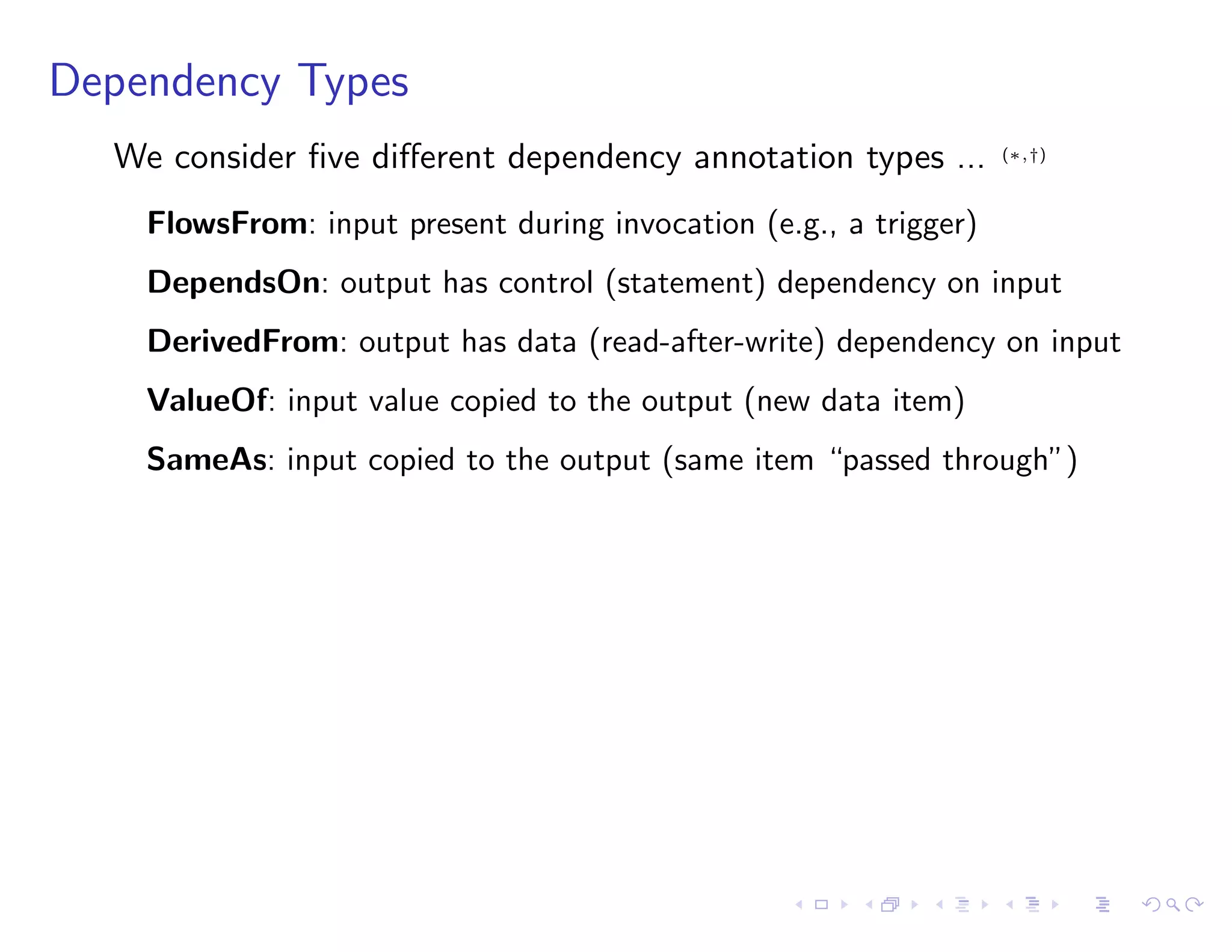Validation and Inference of Schema-Level Workflow Data-Dependency Annotations | PPT