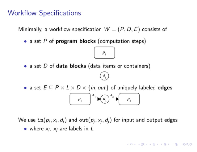 Validation and Inference of Schema-Level Workflow Data-Dependency Annotations | PPT