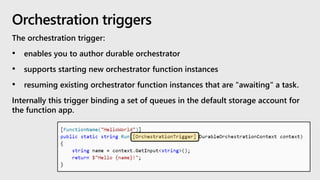 Workflow as code with Azure Durable Functions | PDF | Web Development | Internet