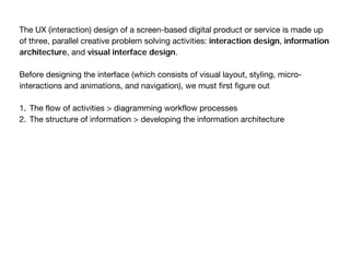 Workflow diagramming and information architecture | PPT