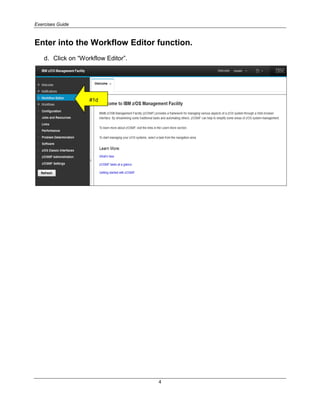 z/OSMF Workflow Editor Lab - Try it out on your z/OSMF system | PDF