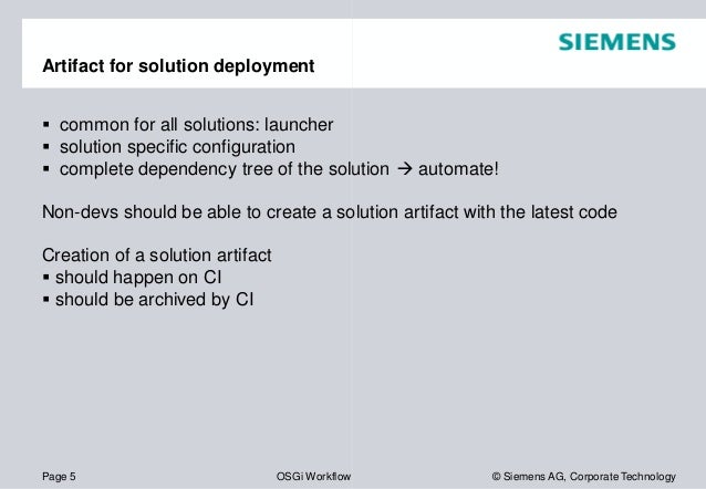 Workflow for Development, Release and Versioning with OSGi / bndtools…