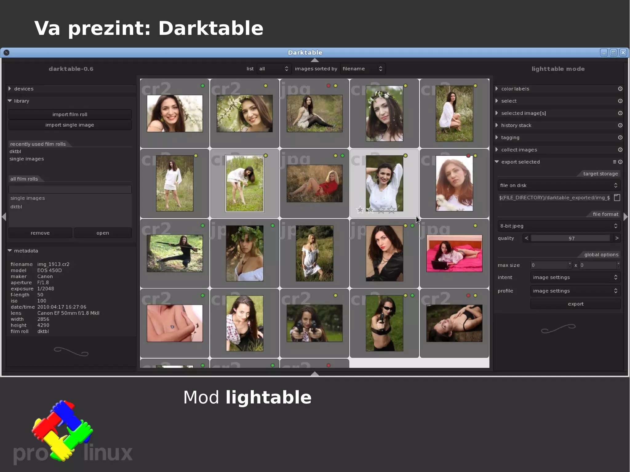 Workflow fotografic cu Darktable - Nicu Buculei | PDF | Photo Editing Software | Computer ...