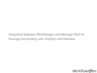 Workflowgen for iManage | PDF | Computer Software and Applications | Computing
