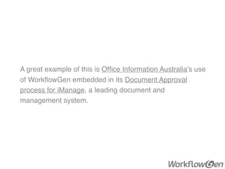 Workflowgen for iManage | PDF | Computer Software and Applications | Computing