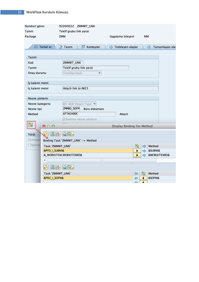 SAP WorkFlow Kılavuzu | PDF