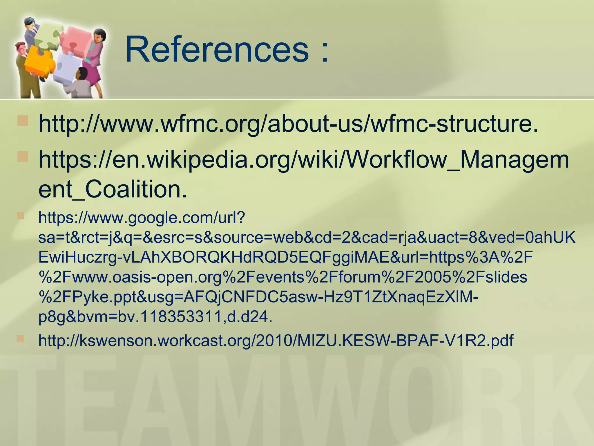 Workflow Management Coalition Wfmc Standards Ppt