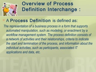 Workflow management coalition (wfmc) standards | PPT