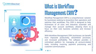 Crafting Operational Excellence: CRM Unveiled for Seamless Workflow Control | PPT