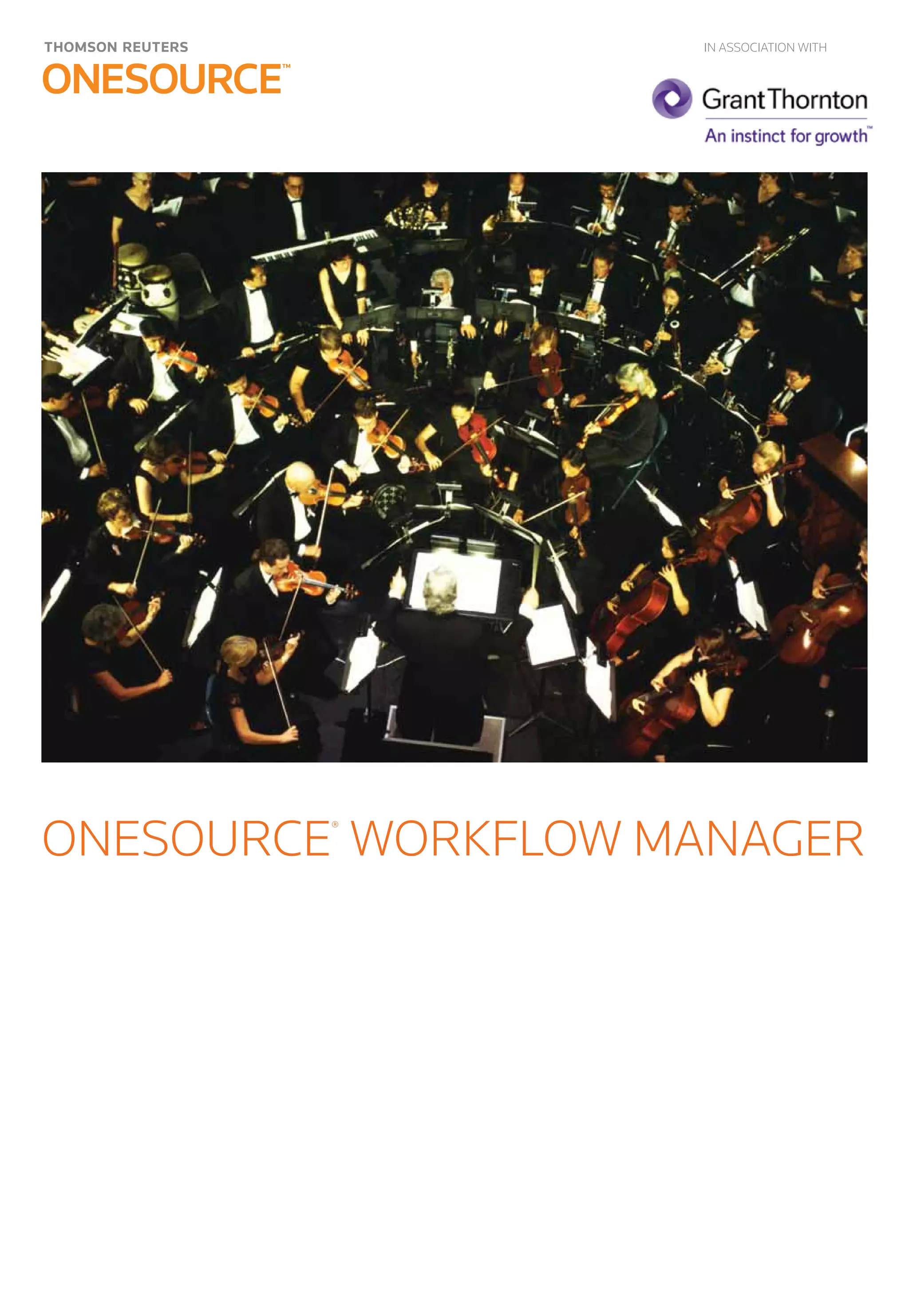 ONESOURCE Workflow Manager - Grant Thornton | PDF