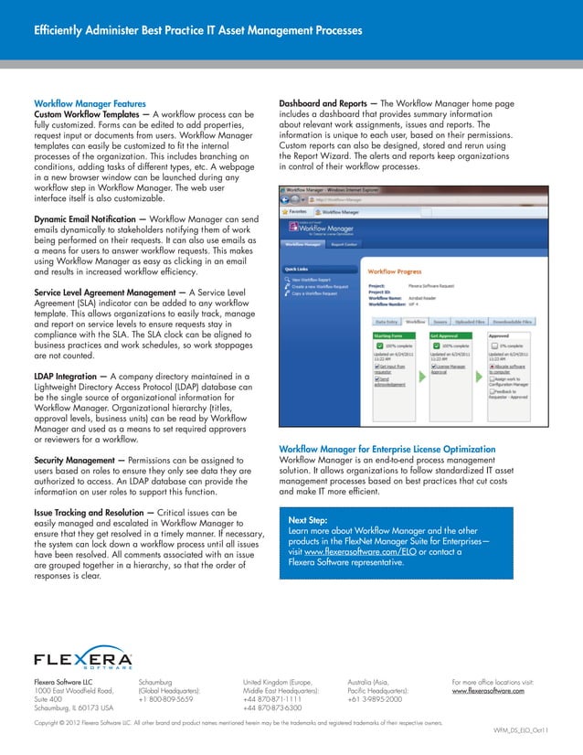 Workflow Manager For Software License Optimization Pdf