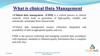 Workflow of CDM | PPTX