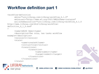 Kaleo workflow in Liferay | ODP