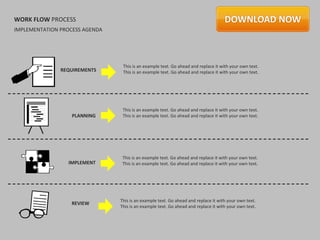 Work Flow Process Animated by Slideshop | PPT