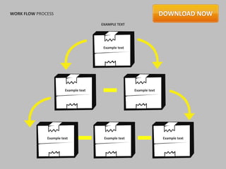 Work Flow Process Animated by Slideshop | PPT
