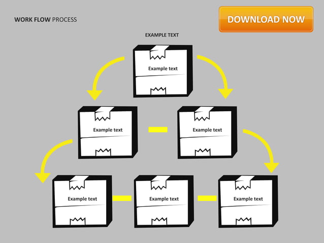 Work Flow Process Animated by Slideshop | PPT