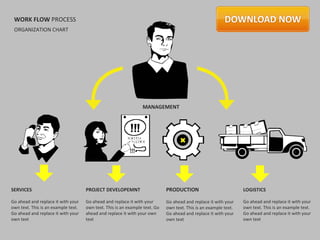 Work Flow Process Animated by Slideshop | PPT