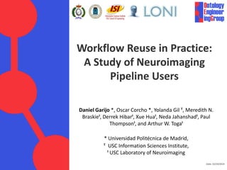 Workflow Reuse in Practice: A Study of Neuroimaging Pipeline Users | PPT
