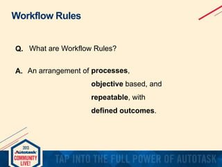 Workflow Rules How I Consolidated and Simplified for Efficiency | PPTX
