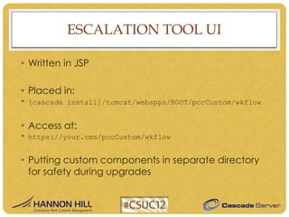 Enhanced Workflows in Cascade Server by Leah Einecker | PPTX