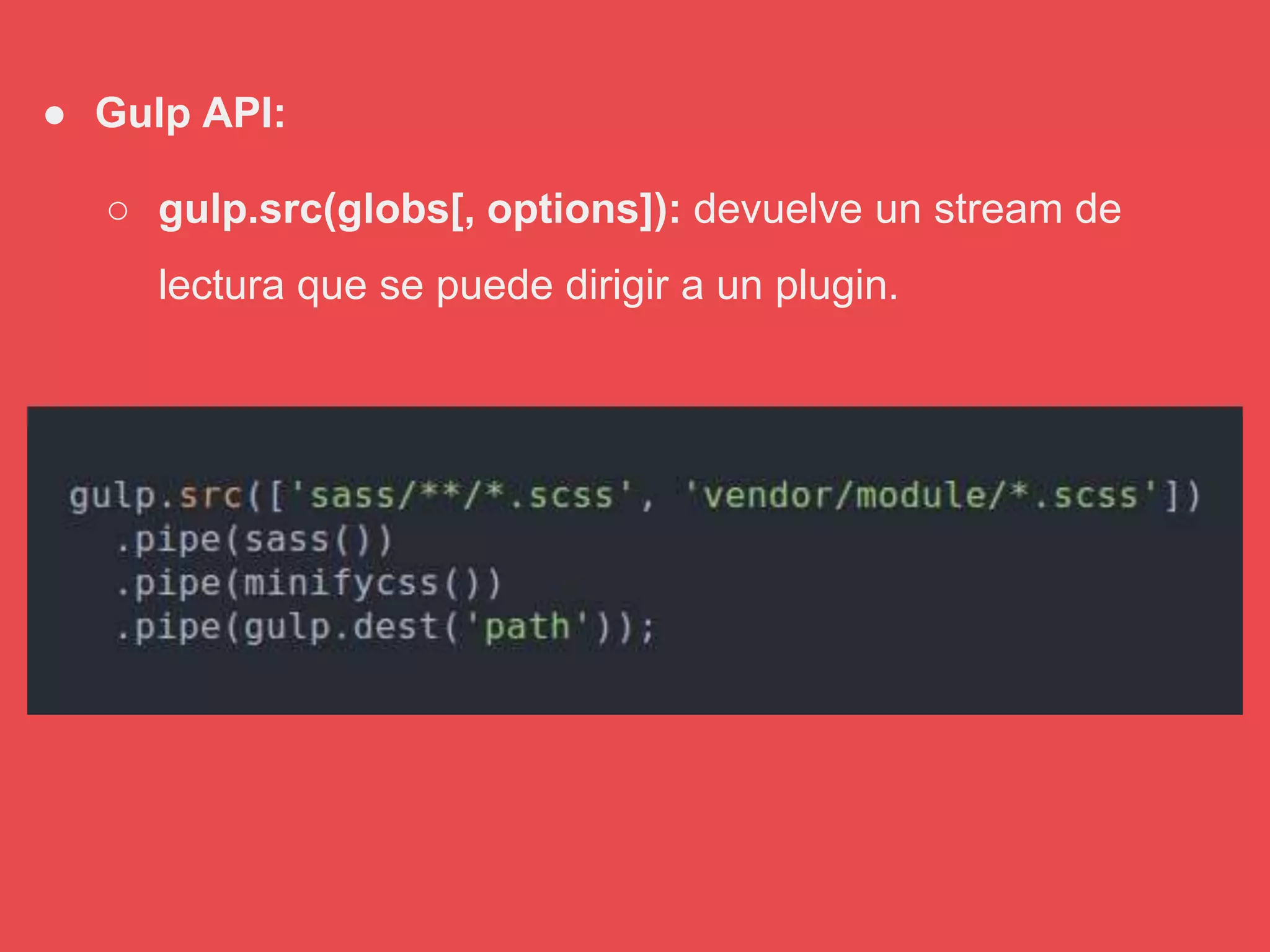 Workflow twig, bower y gulp | PPTX
