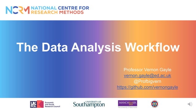 The Data Analysis Workflow Pptx