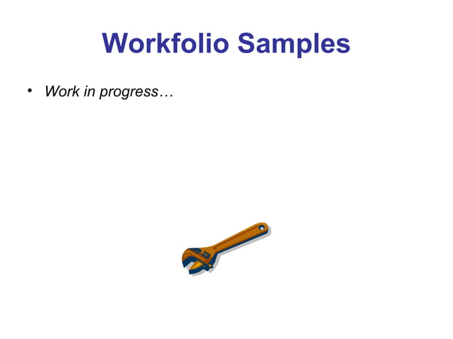 Workfolio Samples | PPT