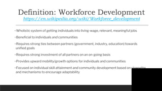 Lifting up lives through Workforce Development, Dr. Julie Murray-Jensen ...