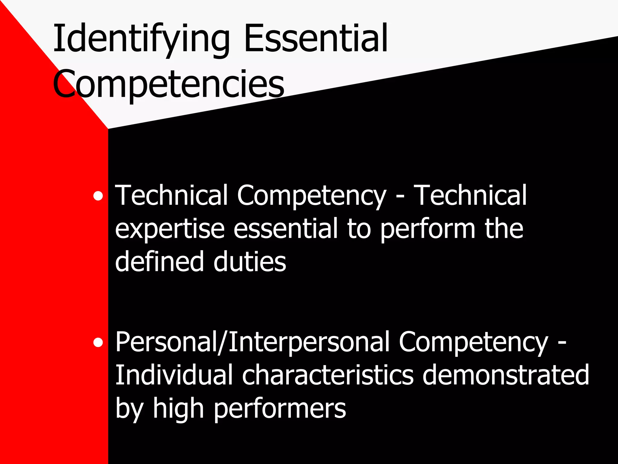 Competency Based Selection Presentation | PPT