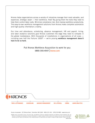 Workforce Acquisition.Brochure | PDF | Human Resources | Business