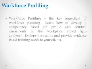 Workforce planning Development, resources and tools | PPT