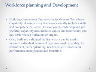 Workforce planning Development, resources and tools | PPT
