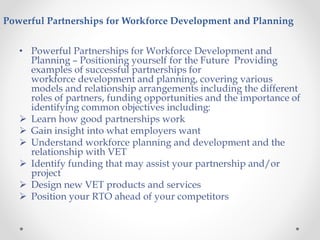 Workforce planning Development, resources and tools | PPT