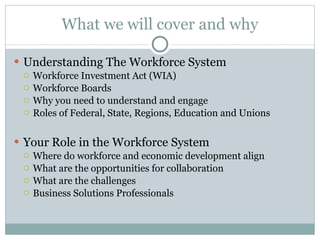 Workforce Development An Economic Development Asset | PPT