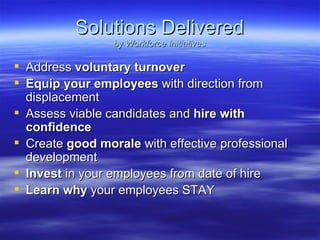 Workforce Initiatives | PPT