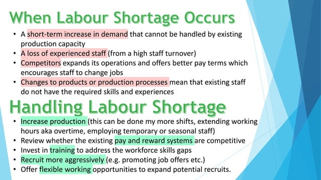 Workforce Planning (Process, Labour Shortage, Excess Labour) | PPT