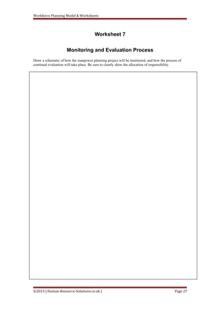 Workforce planning model | DOC