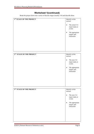 Workforce planning model | DOC