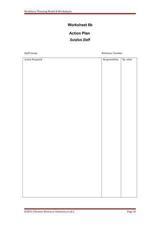 Workforce planning model | PDF