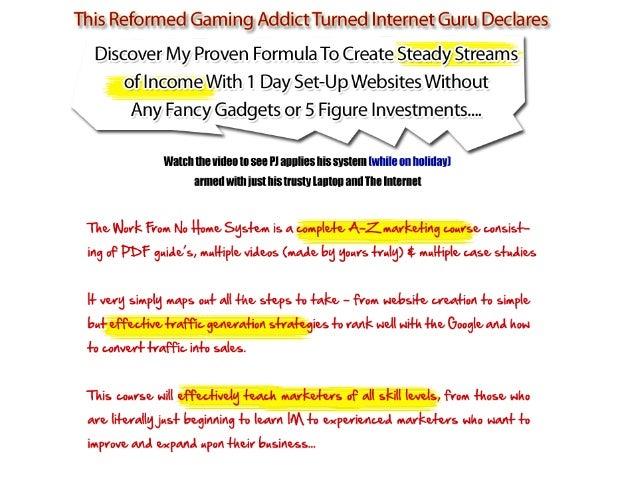 Work form no home system reviews bonuses