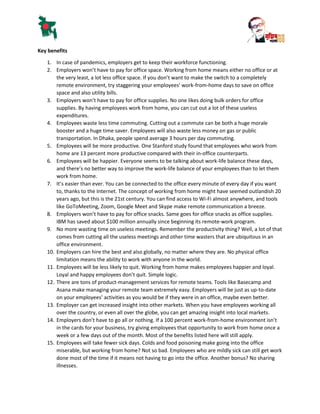 Work From Home (WFH) | PDF