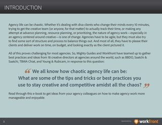 Workfront: Taming the Chaos of Agency Life | PDF